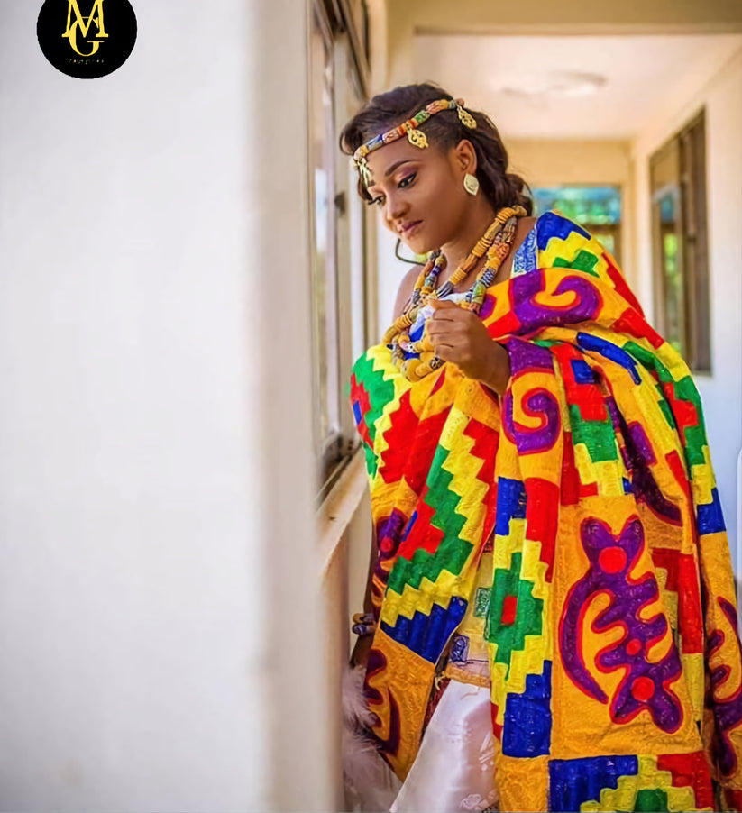 MG Royal Hand Weaved Kente Cloth R24