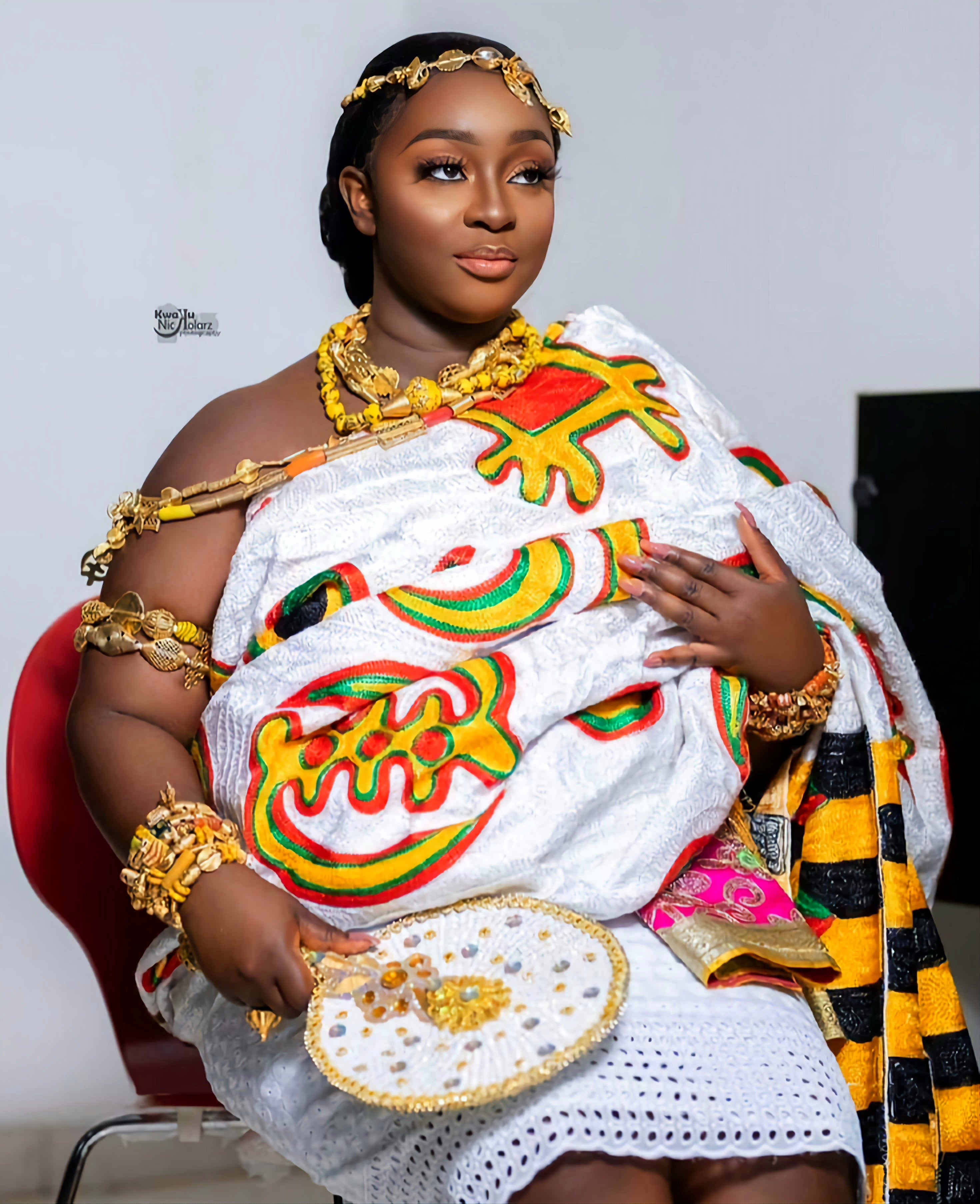 MG Royal Hand Weaved Kente Cloth R121