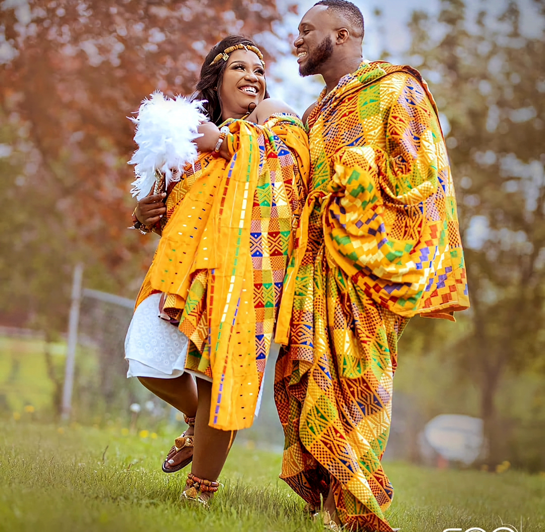 MG Authentic Hand Weaved Kente Cloth A112