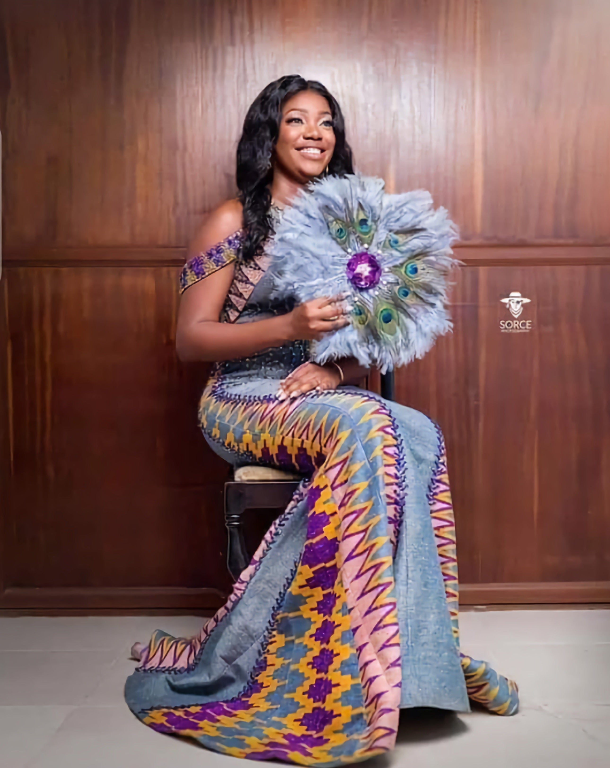 Premium Kente Cloth Line