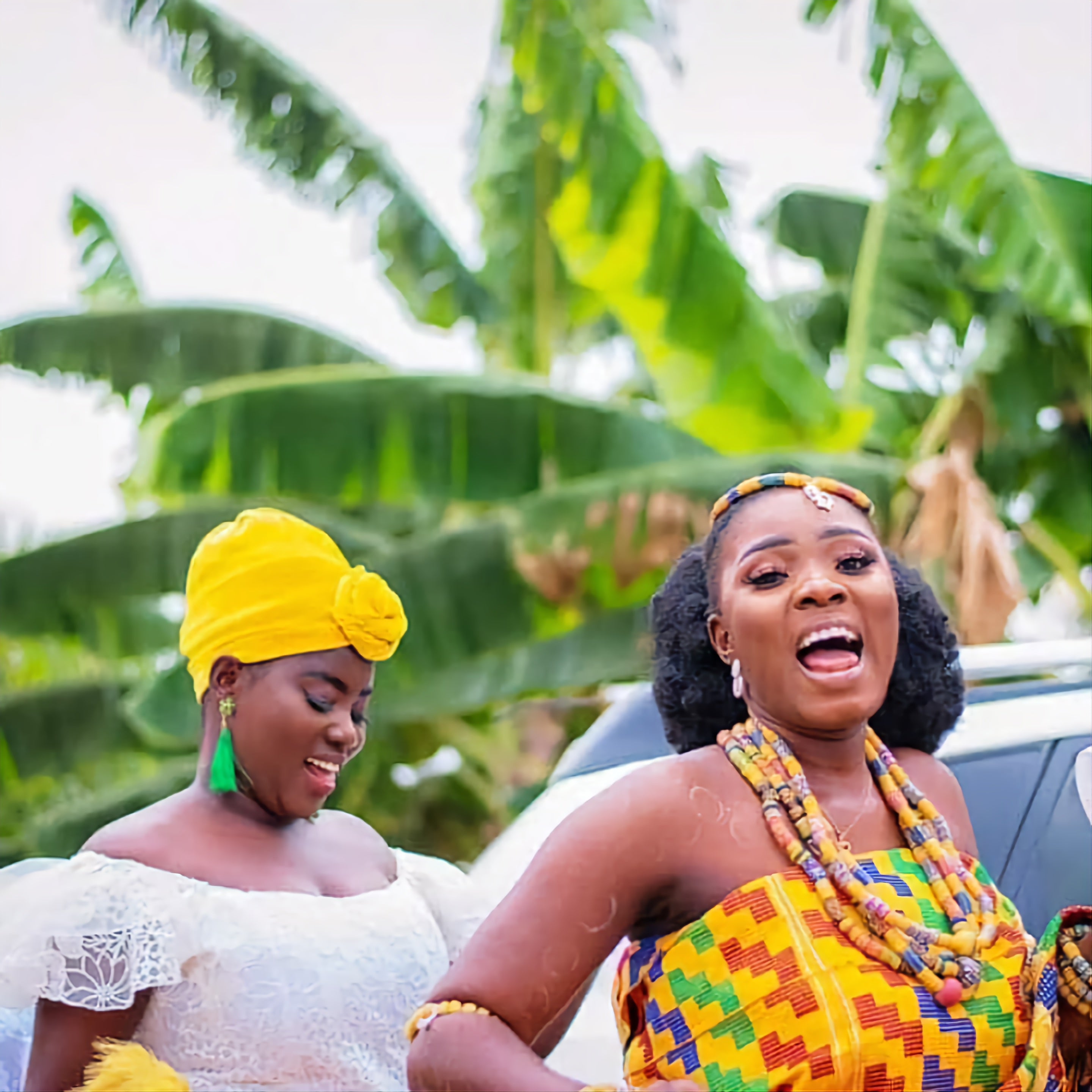 MG Authentic Double Pattern Hand Weaved Kente Cloth A132