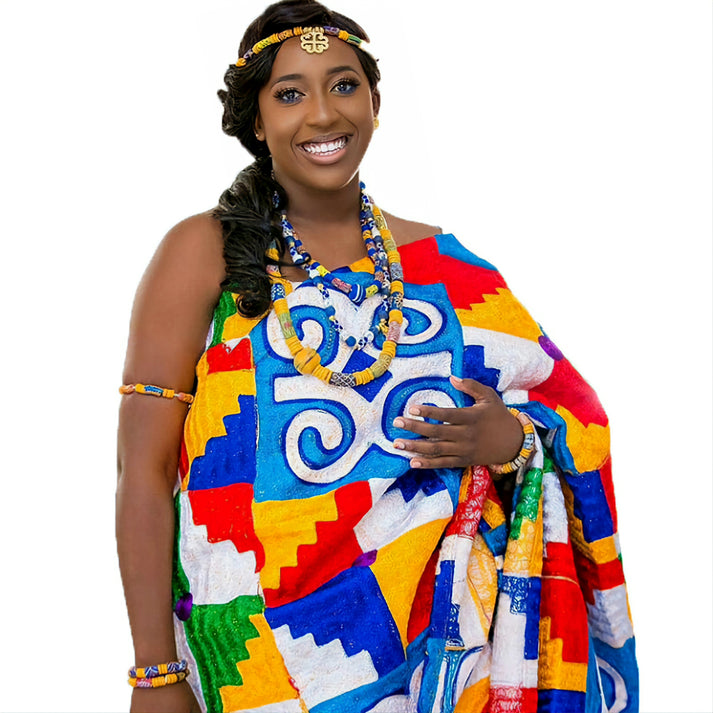 MG Royal Hand Weaved Kente Cloth R26