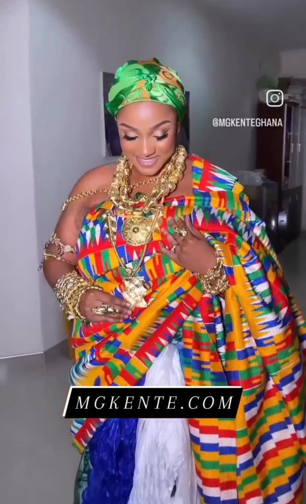 Premium Kente Cloth Line