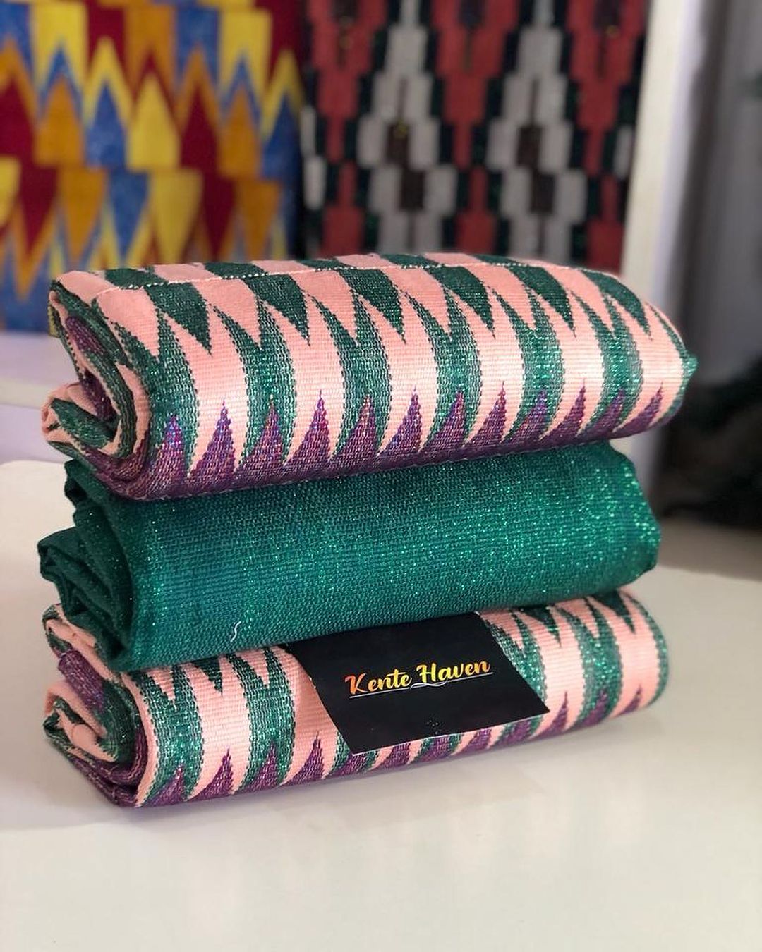 Kente Haven Hand Weaved Kente Cloth KH12