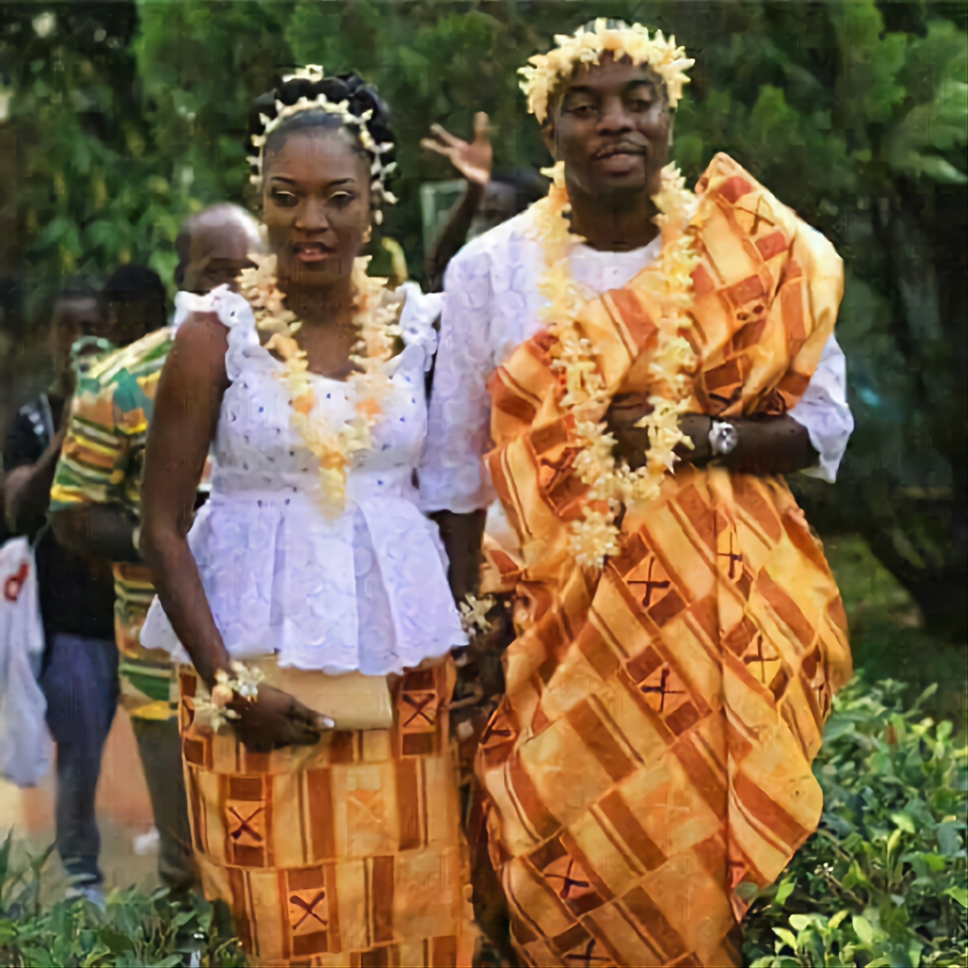 MG Authentic Hand Weaved Kente Cloth A