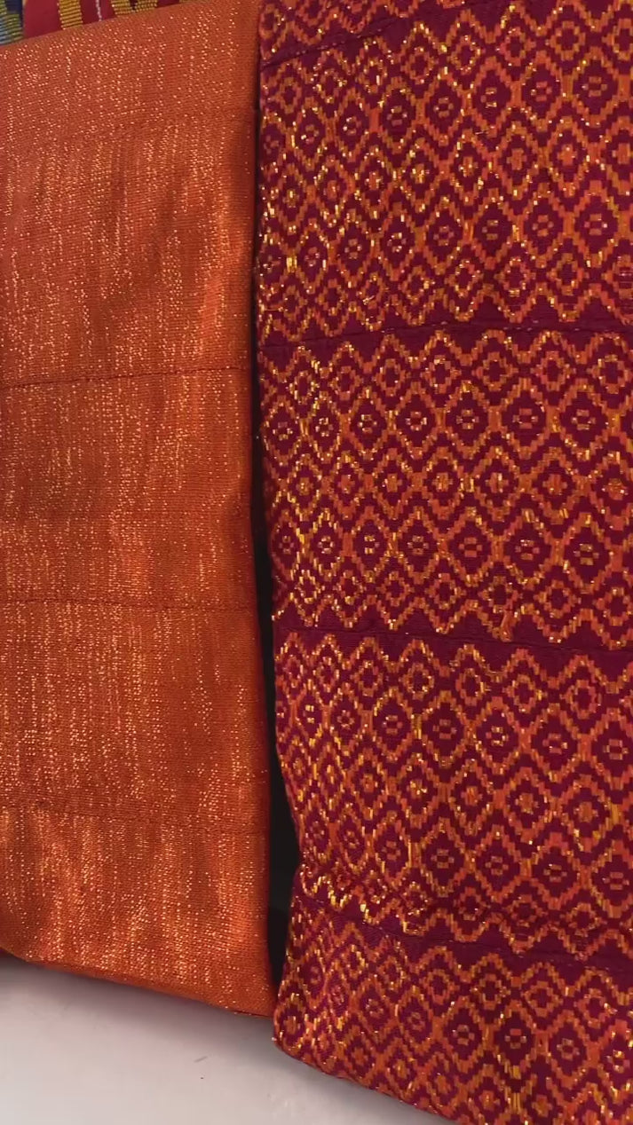 Authentic Hand Weaved Kente Cloth A0539